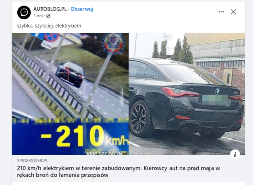 Pamiętajcie dziadki, to nie kierowca popierdala po terenie zabudowanym ...