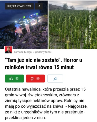 Olaboga. Protestowali przeciw zielonemu ładowi (którego nie muszą ...